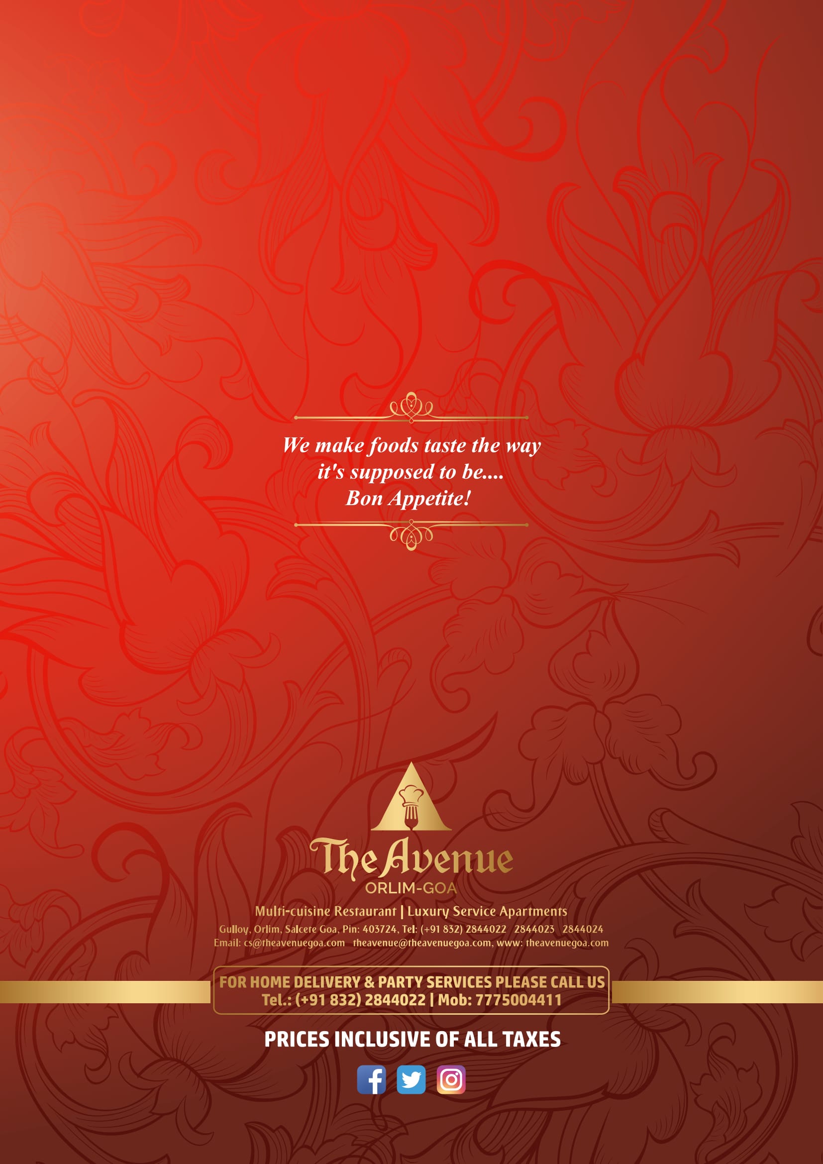 THE AVENUE | Restaurants